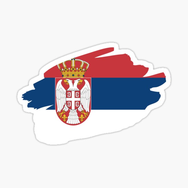 "Flag of Serbia - Serbian flag" Sticker for Sale by Iloveflags | Redbubble