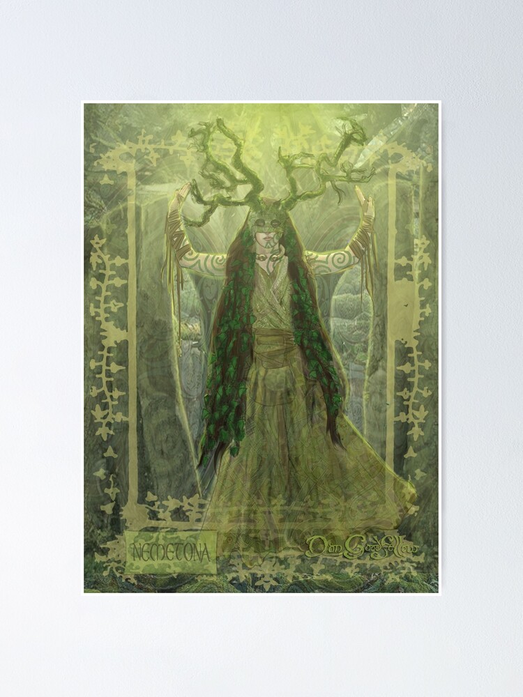 Celtic Goddess Nemetona Poster For Sale By Dangoodfellow Redbubble