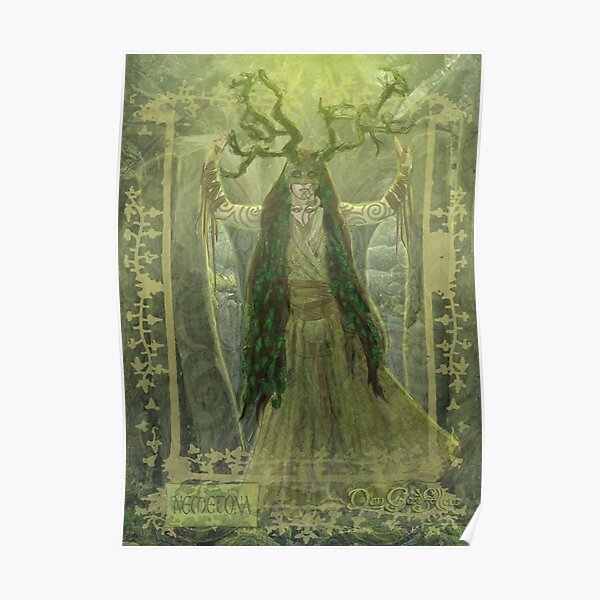"Celtic Goddess- Nemetona" Poster for Sale by dangoodfellow | Redbubble