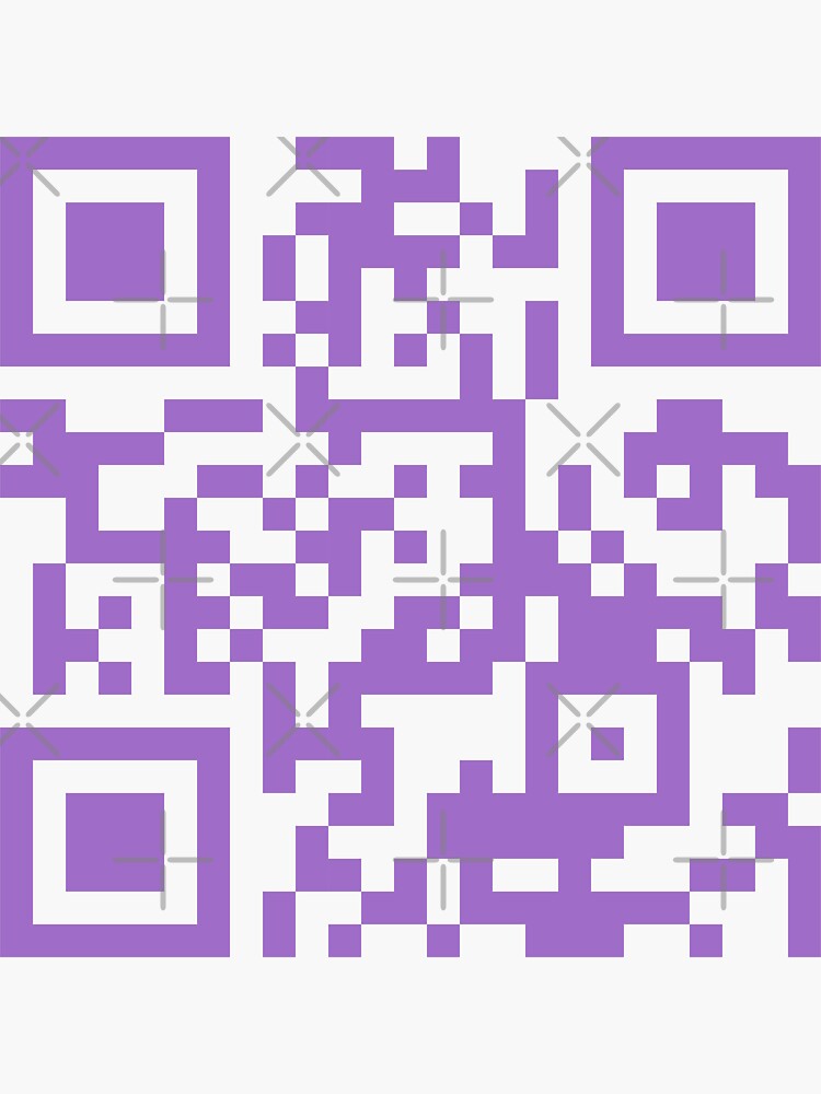 Pegatina «Canción de graduación cantada por JJJ | Código QR Morado y ...