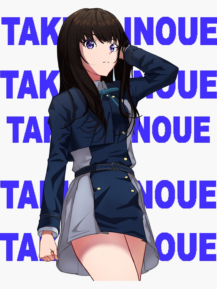 "Cute Takina Inoue fuuny design" Sticker for Sale by Anime-Chibi ...