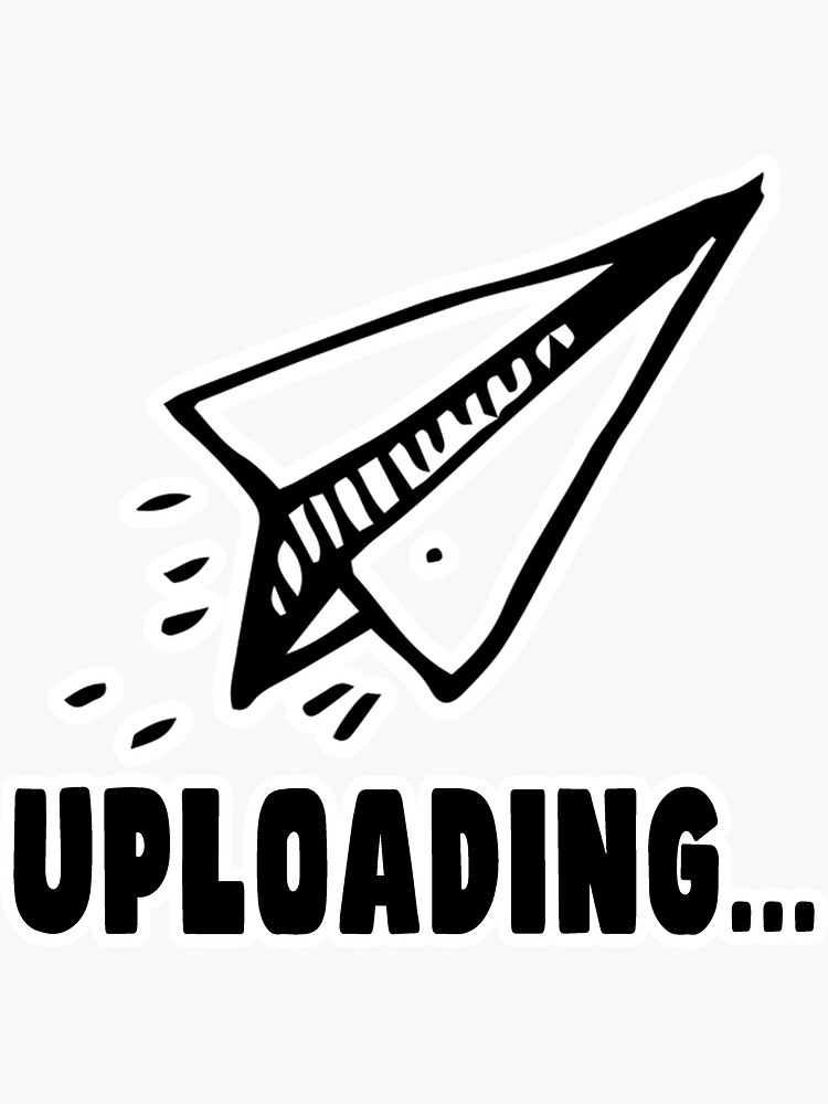 "Uploading Data Upload Text Symbol Cloud" Sticker for Sale by ...