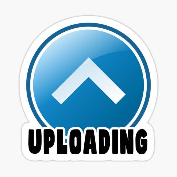 "Uploading Data Information Text Symbol Cloud" Sticker for Sale by ...