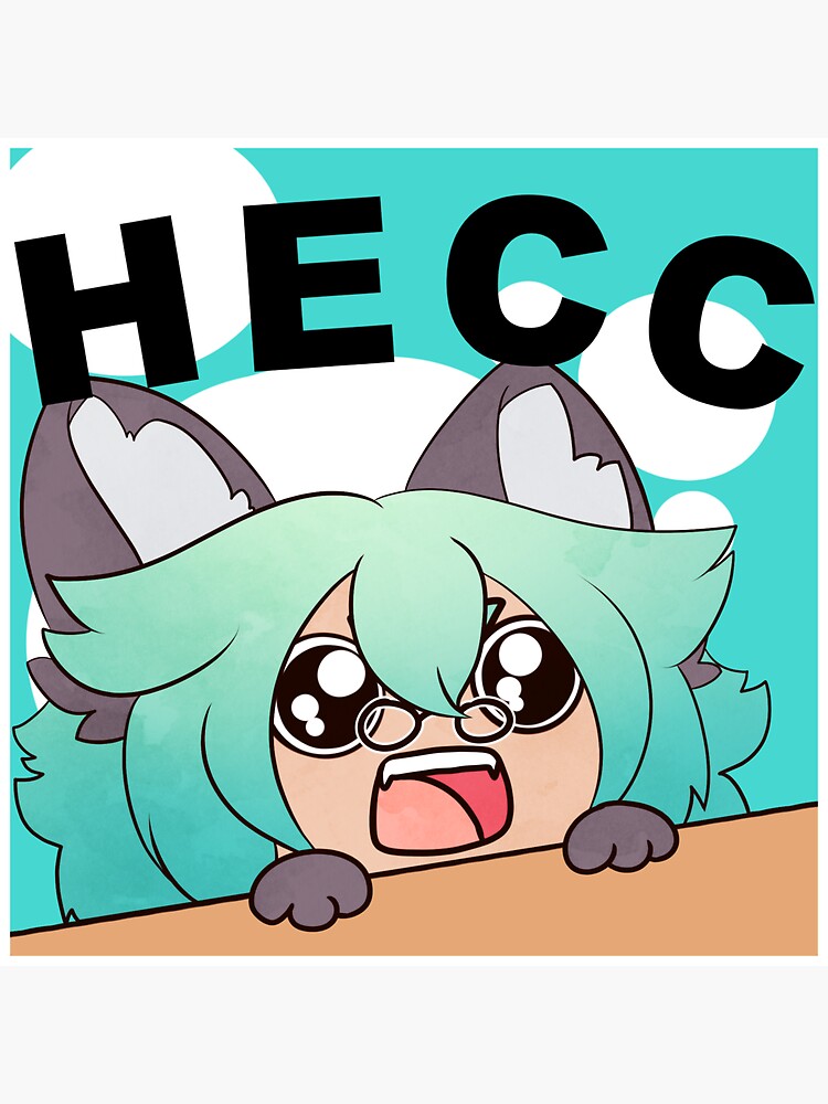 "HECC (Saito)" Sticker for Sale by SaitoPsync | Redbubble