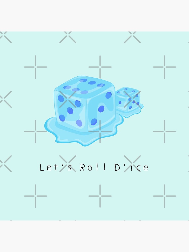 "cute dice" Poster for Sale by wordspotrayal | Redbubble