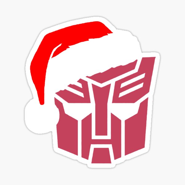 "Men's Transformers Christmas Autobots Santa" Sticker for Sale by ...