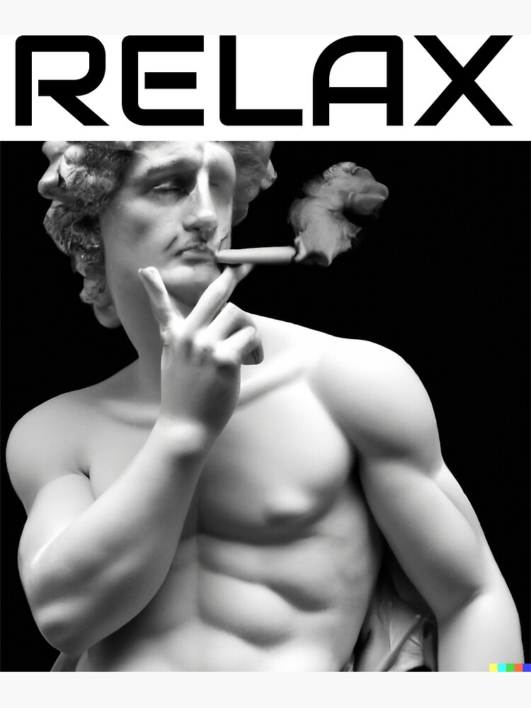 "David smoking a joint" Poster for Sale by LAZZELAZER | Redbubble