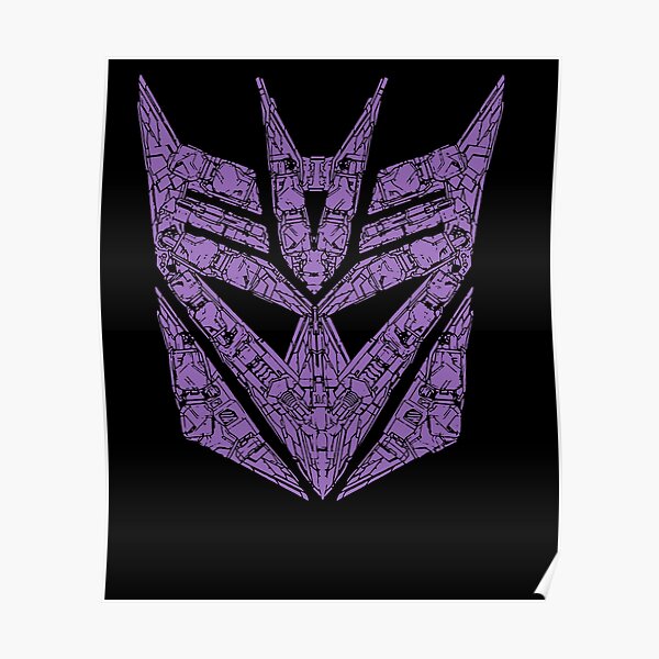 "Men's Transformers Decepticons Purple Detailed" Poster for Sale by ...