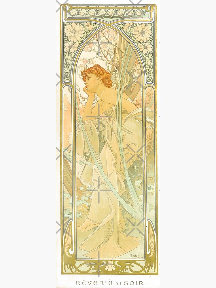 "Reverie du soir -Alphonse Mucha -Art Nouveau Mucha -Art Nouveau ...