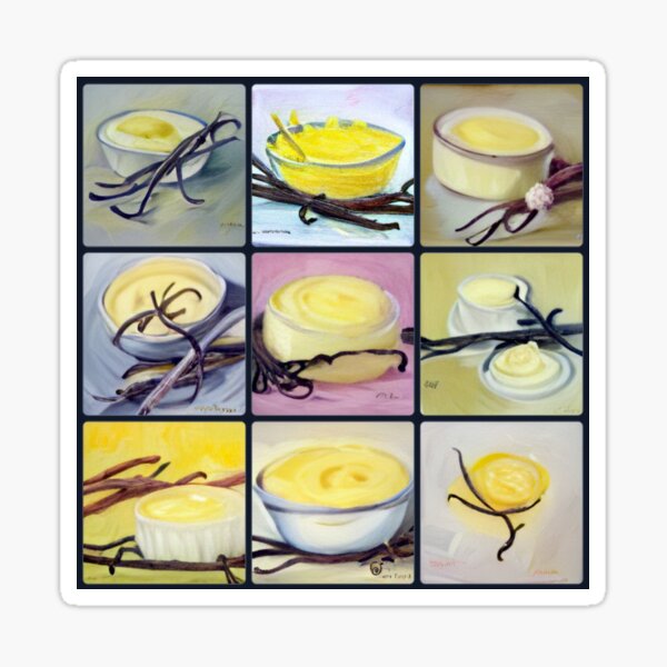 "Vanilla Custard Pack" Sticker for Sale by CinderPress | Redbubble
