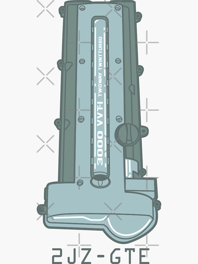 "Toyota 2JZ-GTE" Sticker for Sale by shakotan | Redbubble