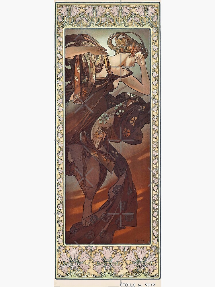 Evening star -Alphonse Mucha -Art Nouveau Mucha -Art Nouveau -Vintage ...