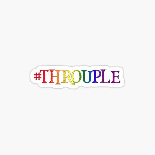 "#Throuple Polyamorous Share The Love" Sticker for Sale by A-Bit-Of-It ...