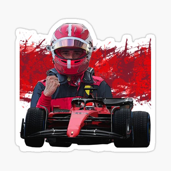 "Charles Leclerc" Sticker for Sale by FlodmanF1 | Redbubble
