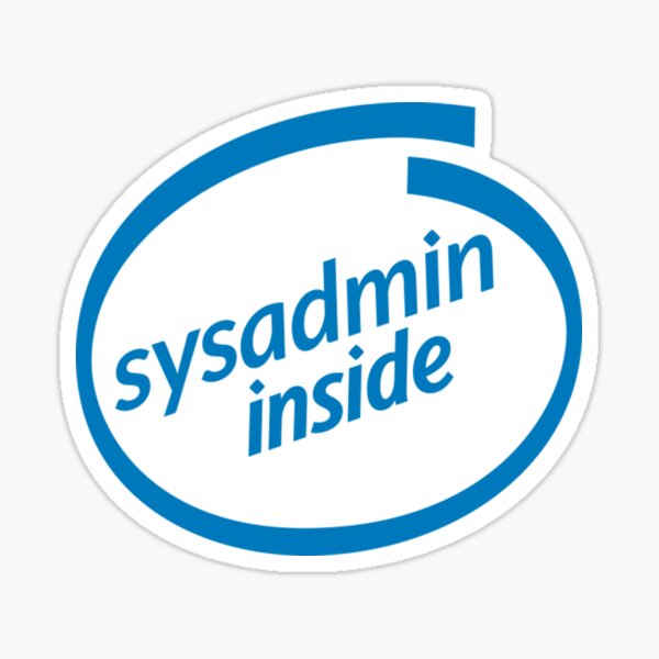 "Sysadmin Inside" Sticker for Sale by BufFord71 | Redbubble