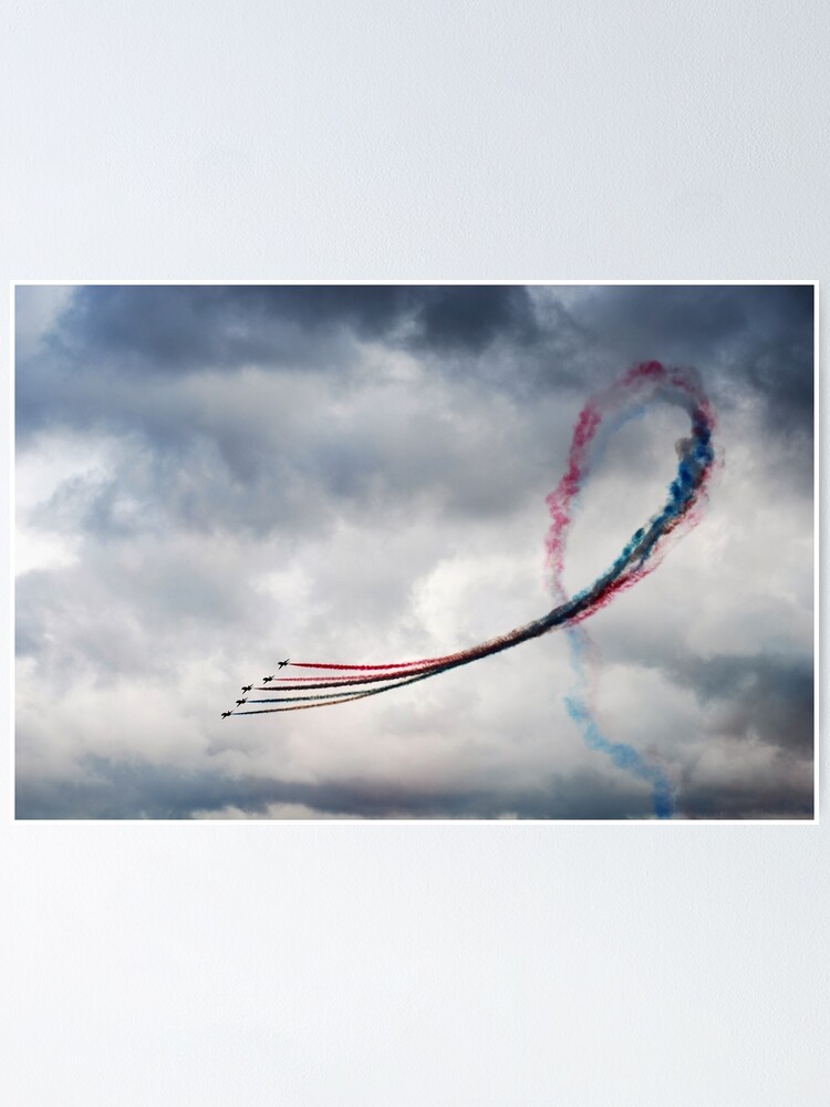 "Red Arrows aerobatic display" Poster for Sale by santoshputhran ...