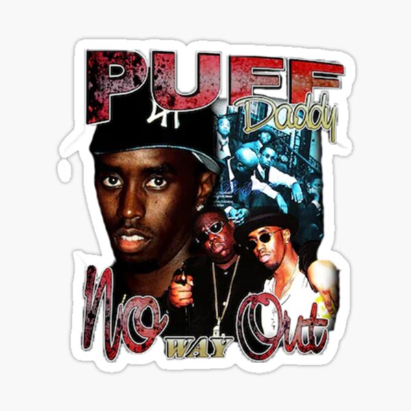"Puff Daddy ''no way out'' design vintage" Sticker for Sale by ...