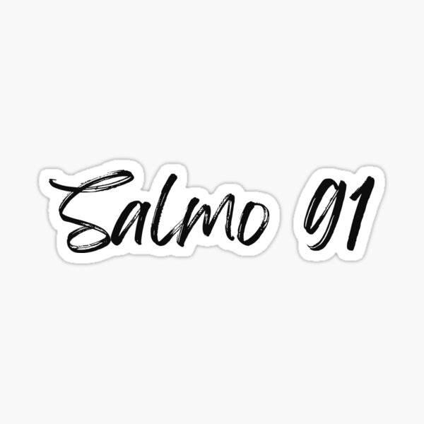 " Salmo 91" Sticker for Sale by Holynight | Redbubble