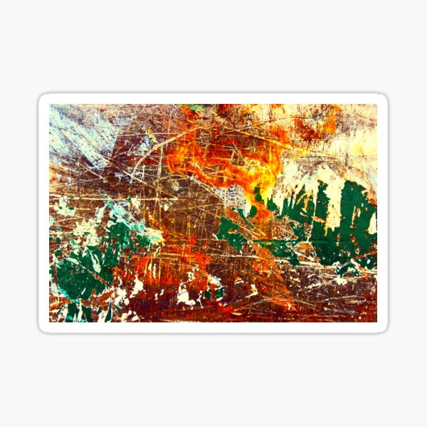 "frantic" Sticker for Sale by Lynne Prestebak | Redbubble