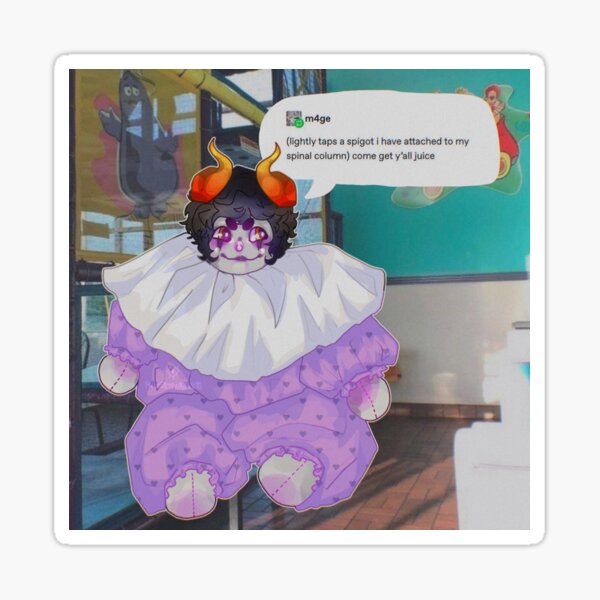 "baby clown gamzee" Sticker for Sale by flowerypapercut | Redbubble
