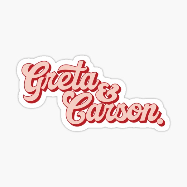 "greta gill and carson shaw a league of their own" Sticker for Sale by ...