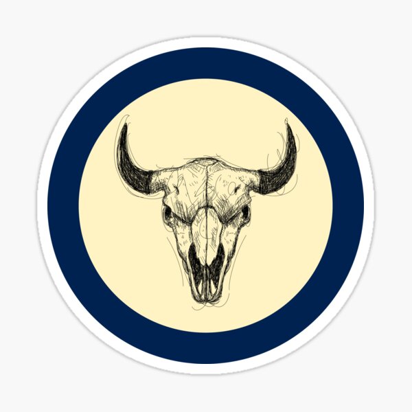 "Animal skull" Sticker for Sale by Sticky-Stupe | Redbubble