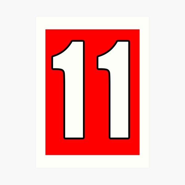 "Number 11. Football. Soccer. Eleven. Eleventh. 11th. Team. Red. Devils ...