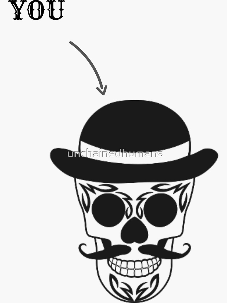 "you cappin?" Sticker for Sale by unchainedhumans | Redbubble