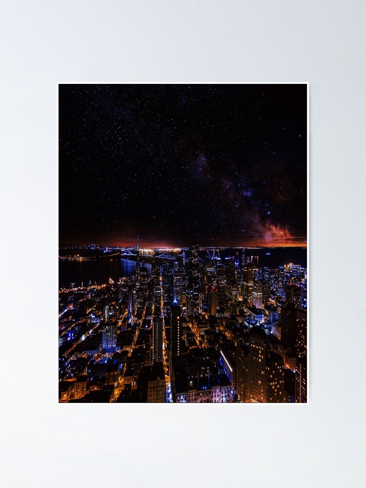 "Night City" Poster for Sale by Jovana-Design1 | Redbubble