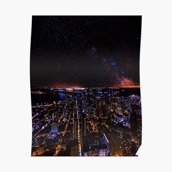 "Night City" Poster for Sale by Jovana-Design1 | Redbubble