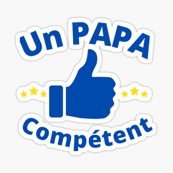 "A competent dad" Sticker for Sale by vystekimages | Redbubble