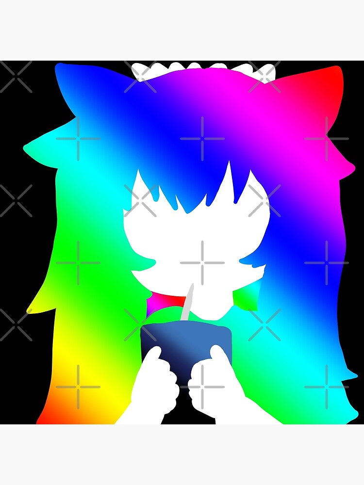 "Rainbow Vtuber Nyamelon Drink" Poster for Sale by Nyamelon | Redbubble