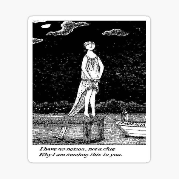 " edward gorey art" Sticker for Sale by samchim22 | Redbubble