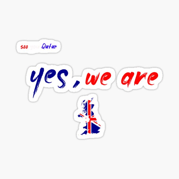 "we are UK" Sticker for Sale by gabpro01 | Redbubble