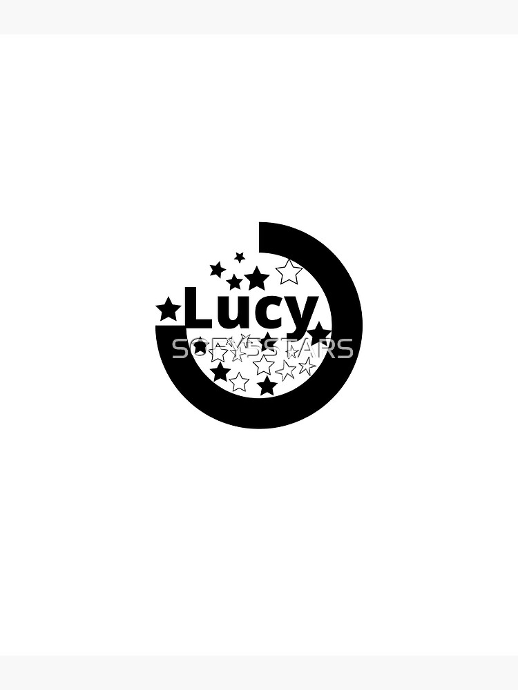 "Lucy Sticker, lucy name" Poster for Sale by SOFY5STARS | Redbubble