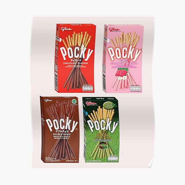 "Pocky aesthetic" Poster for Sale by PlatosAesthetic | Redbubble