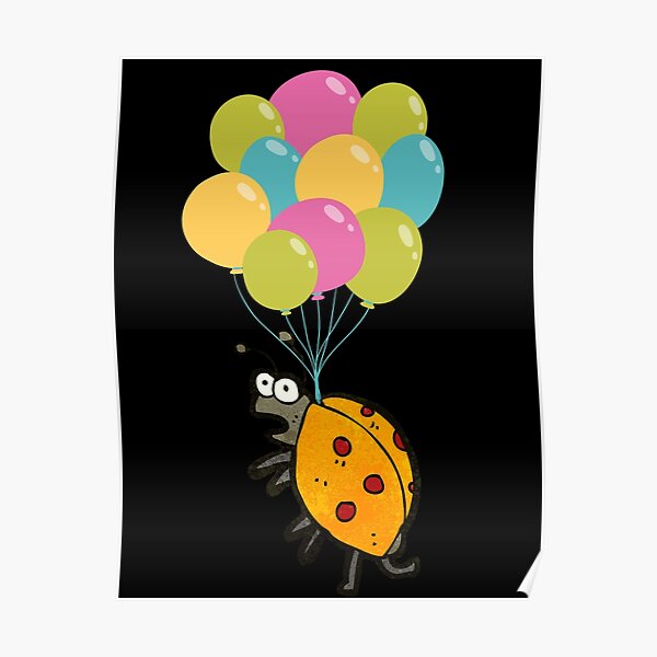 "Balloon Bug" Poster for Sale by kiddiepool | Redbubble