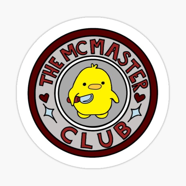 "McMaster University Collection" Sticker for Sale by manlikemk | Redbubble