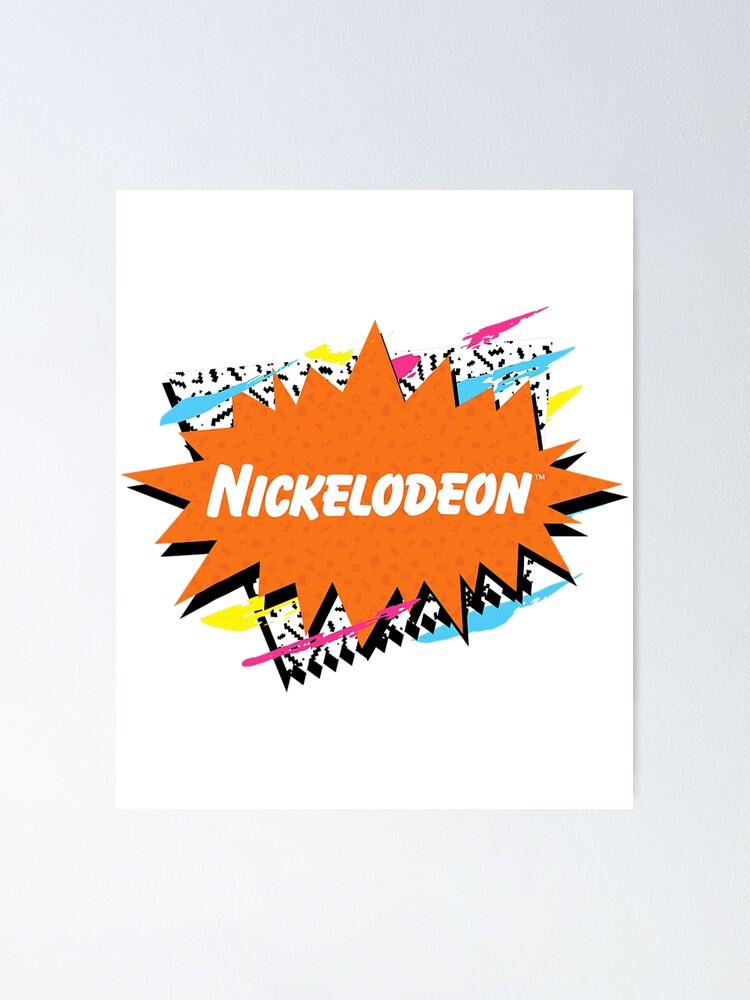 "Nickelodeon Retro Logo Graphic" Poster for Sale by murkybustle9 ...