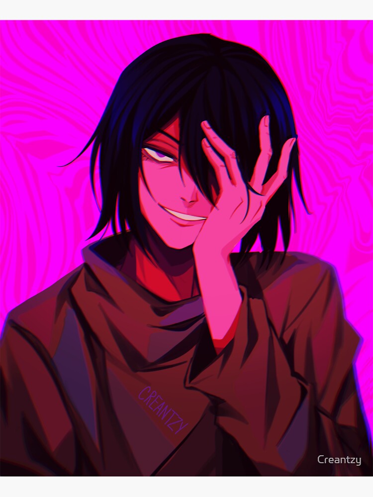 "Fyodor manga panel redraw" Sticker for Sale by Creantzy | Redbubble