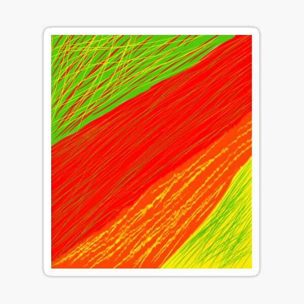 "colored paint strokes" Sticker for Sale by Corujinha2 | Redbubble