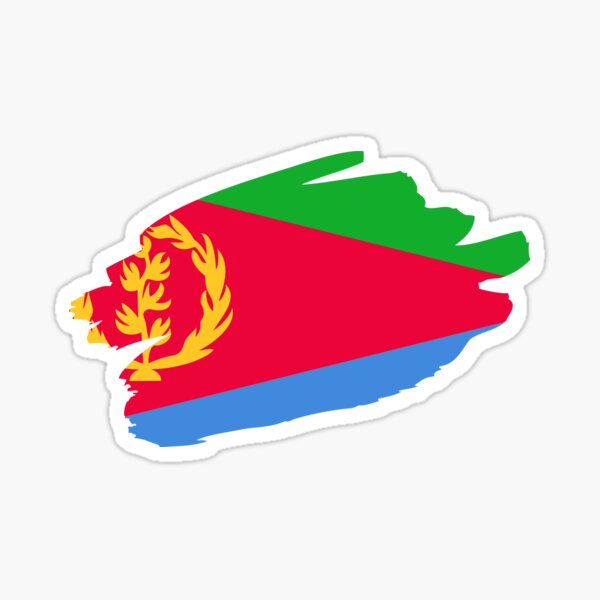 "Flag of Eritrea - Eritrean flag" Sticker for Sale by Iloveflags ...