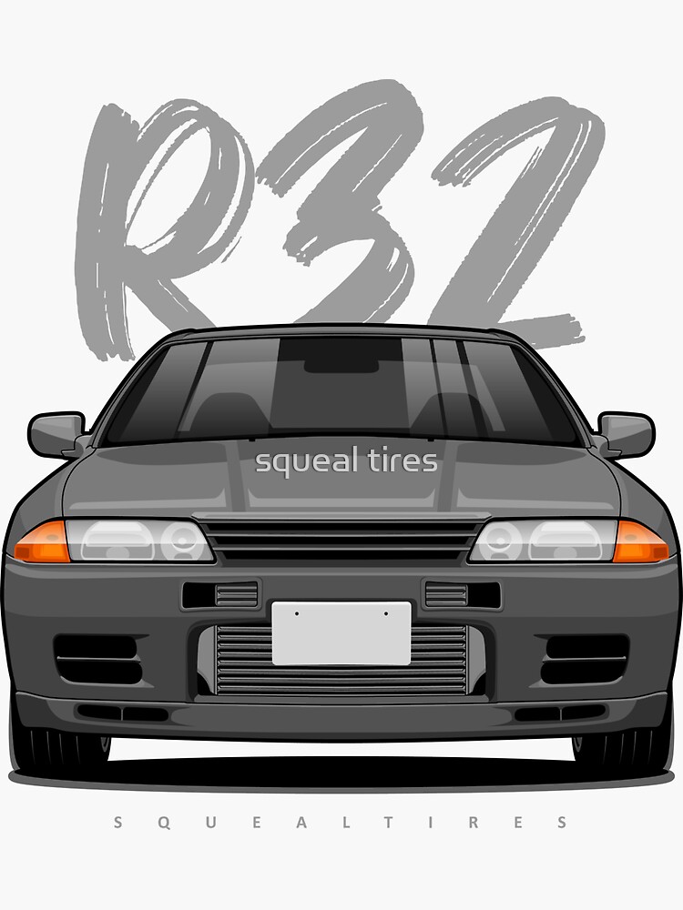 "Skyline GTR R32" Sticker for Sale by haiproject | Redbubble