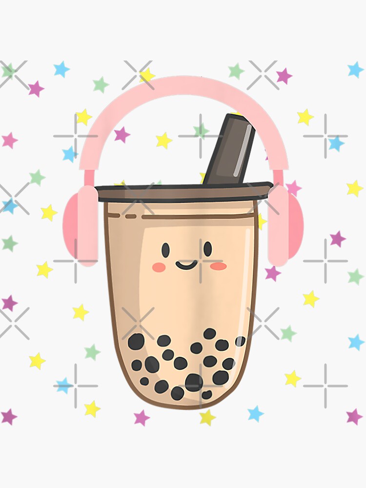 "Bubble Tea Boba K-POP Korean Fashion" Sticker for Sale by dolsy-store ...