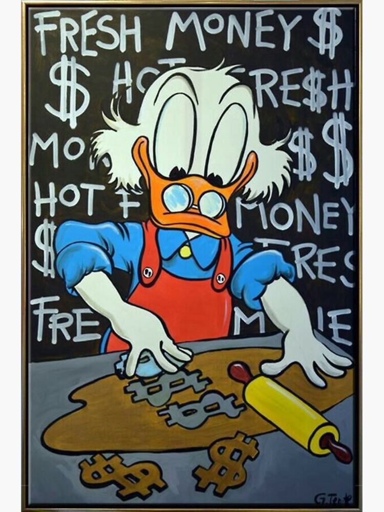 "Scrooge McDuck" Sticker for Sale by GEK-NERD | Redbubble