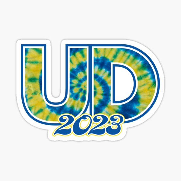 "University of Delaware UD '23 Logo - Groovy" Sticker for Sale by ...