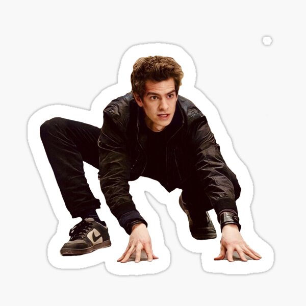 "Andrew Garfield Sticker" Sticker for Sale by choxolatebee | Redbubble