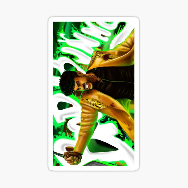 "Bad Bunny from the movie Bullet Train" Sticker for Sale by ...