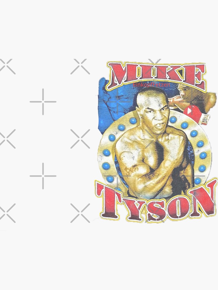 "Mike Tyson design vintage" Sticker for Sale by EinKopfFetzen | Redbubble