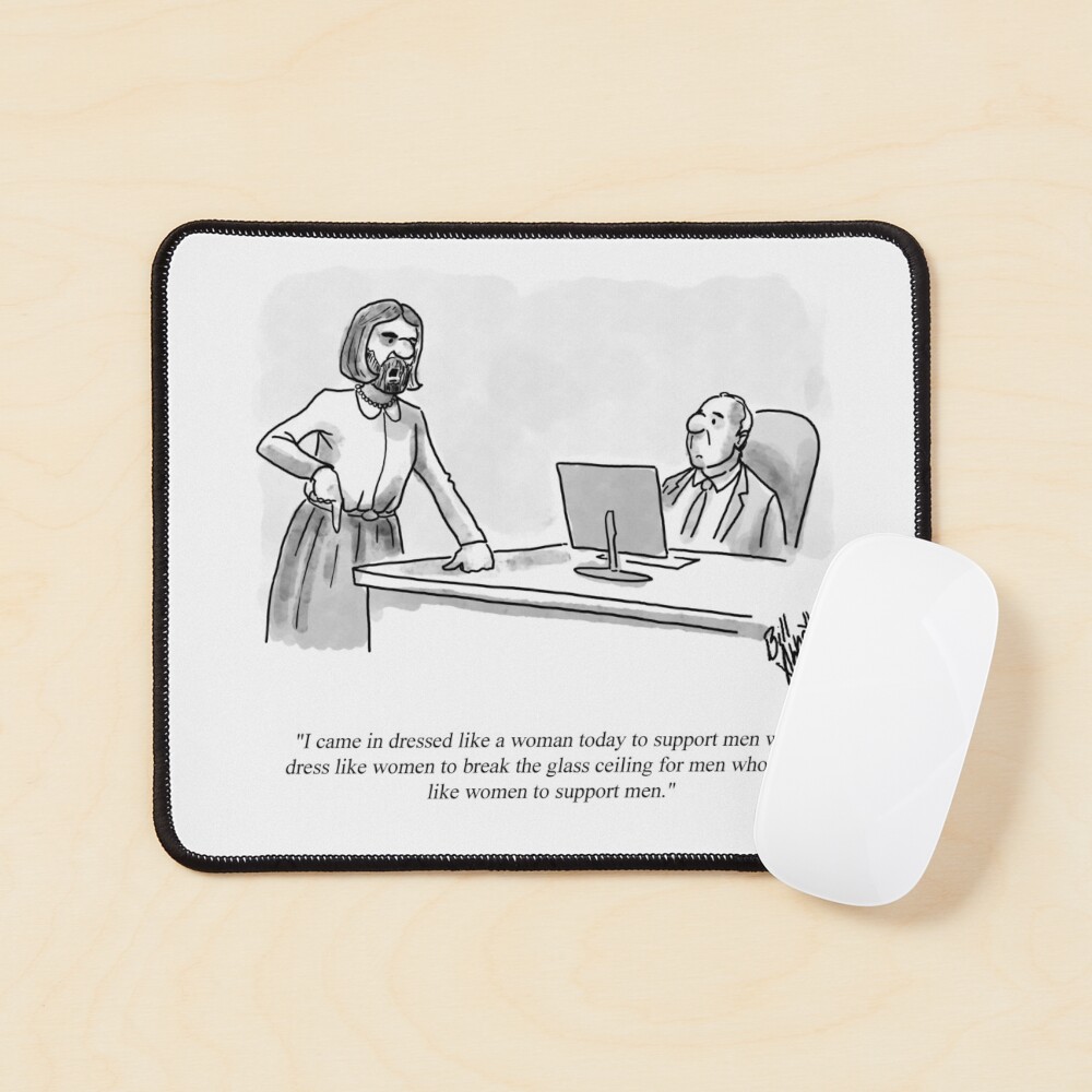 "Funny Gender Role Cartoon Humor" Art Print for Sale by Bill Abbott ...